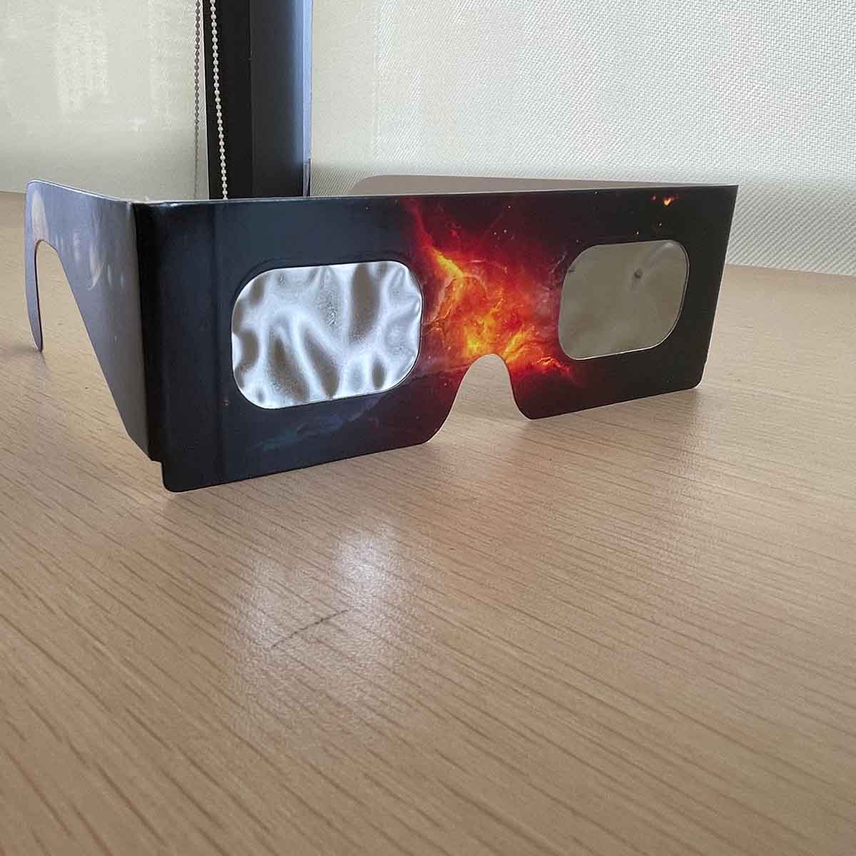 SV235 Paper Solar Eclipse Glasses 5 Pack Certified Safe Shades - Direct ...